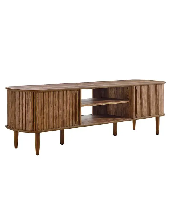 MODWAY Contour 63 Wood Tv Stand - Walnut