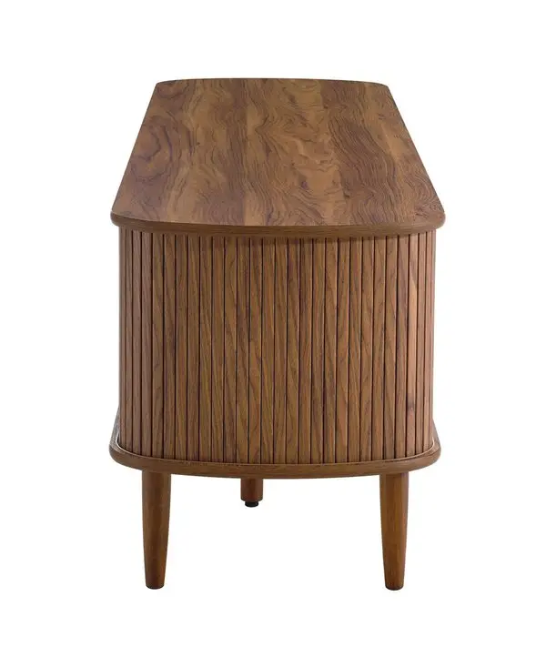 MODWAY Contour 63 Wood Tv Stand - Walnut