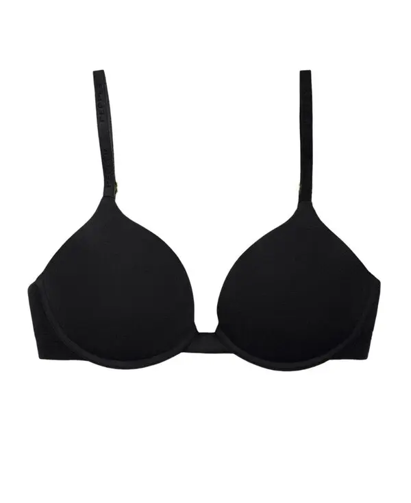 Pepper Supima Cotton Lift Up Bra - Black