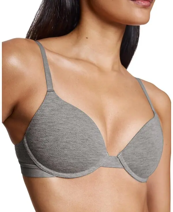 Pepper Supima Cotton Lift Up Bra - Heather Grey