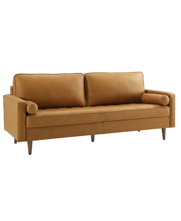 MODWAY Valour 81 Leather Sofa - Tan