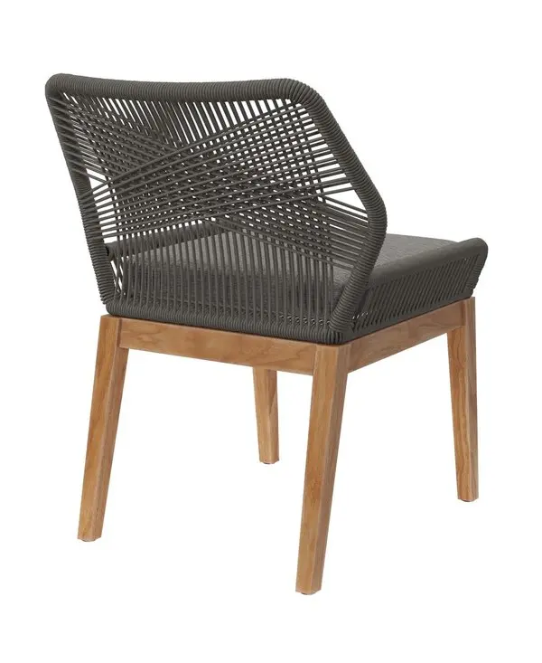 MODWAY Wellspring Outdoor Patio Teak Wood Dining Chair