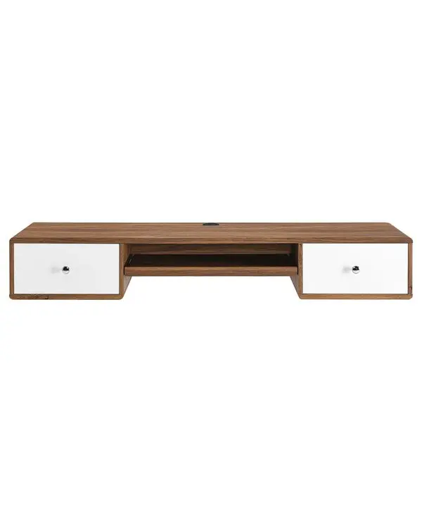 MODWAY Transmit 60 Wall Mount Wood Office Desk