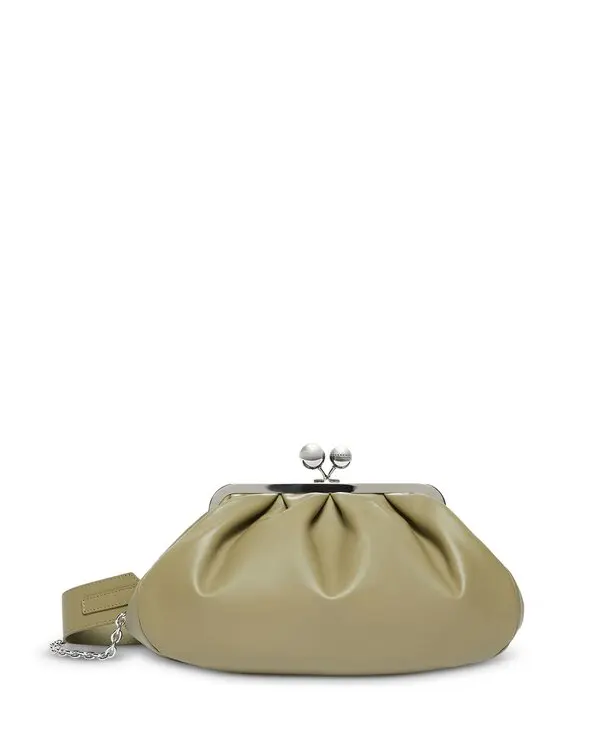 Max Mara Deconstructed Medium Leather Pasticcino Bag