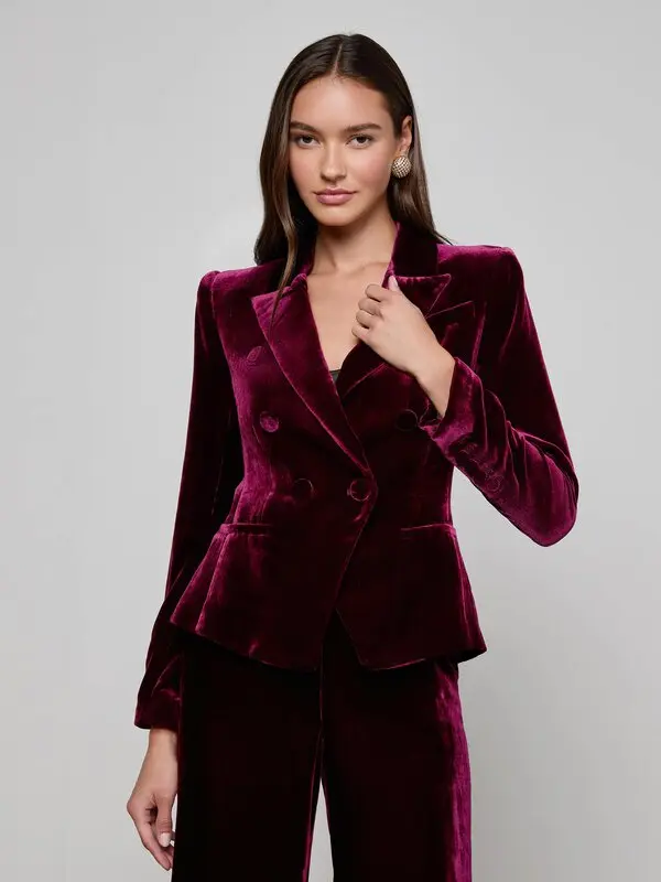 L'Agence Marie Velvet Blazer