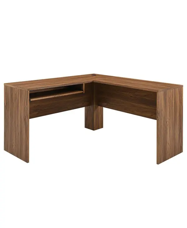 MODWAY Venture L-shaped Wood Office Desk
