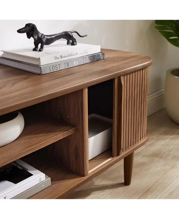 MODWAY Contour 55 Tv Stand - Walnut