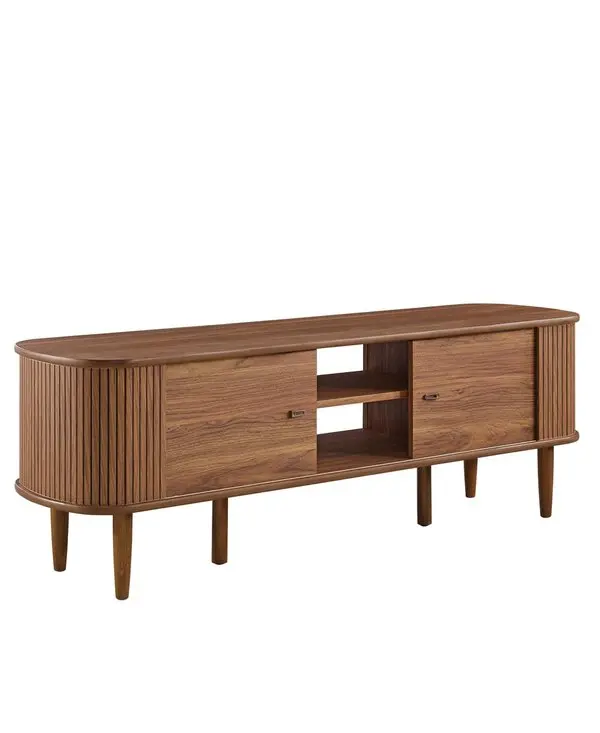 MODWAY Contour 55 Tv Stand - Walnut