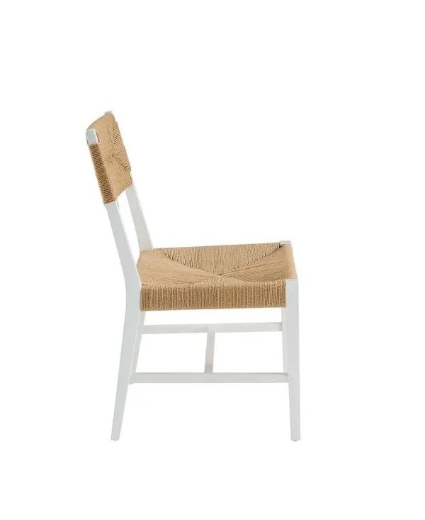 MODWAY Bodie Wood Dining Chair - White And Natural