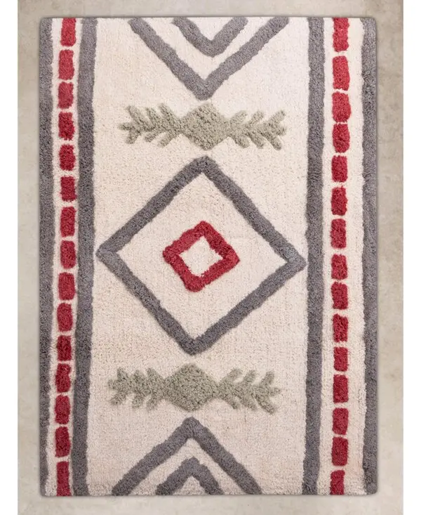 GAURI KOHLI Gohana Bath Mat, 36 L X 24 W