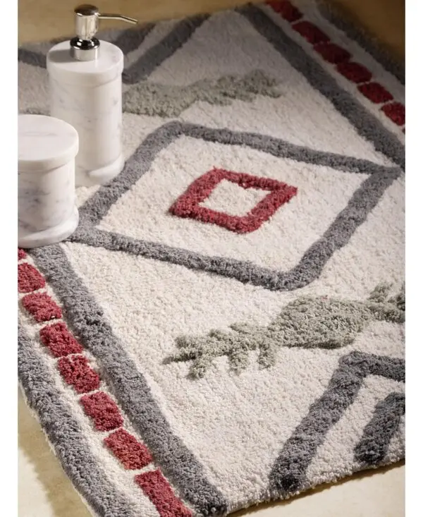 GAURI KOHLI Gohana Bath Mat, 36 L X 24 W