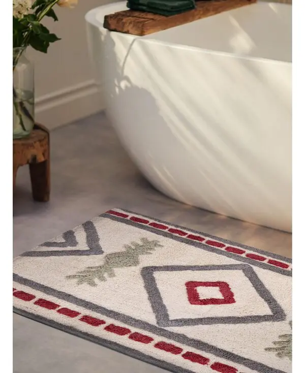 GAURI KOHLI Gohana Bath Mat, 36 L X 24 W