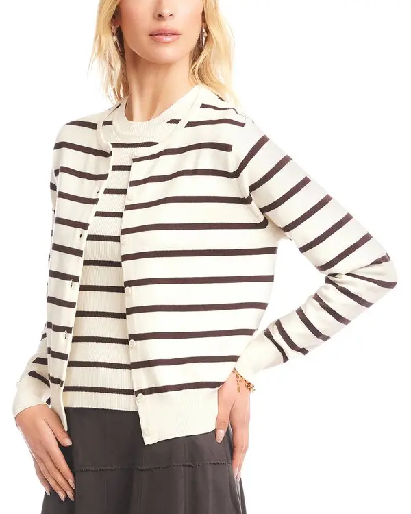 Karen Kane Striped Cardigan