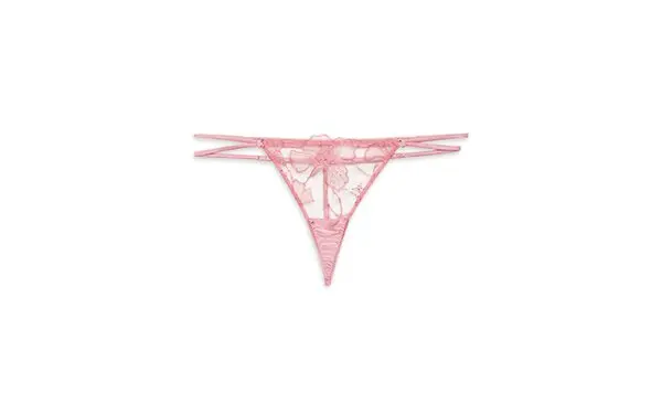 Fleur Du Mal Harper Embroidered G String