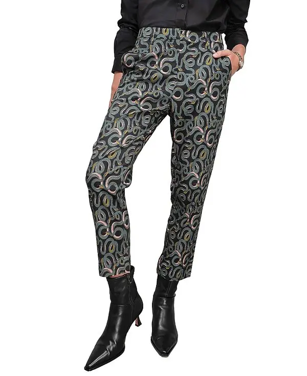 WILDFANG Empower Slim Crop Pant - Serpentine Black