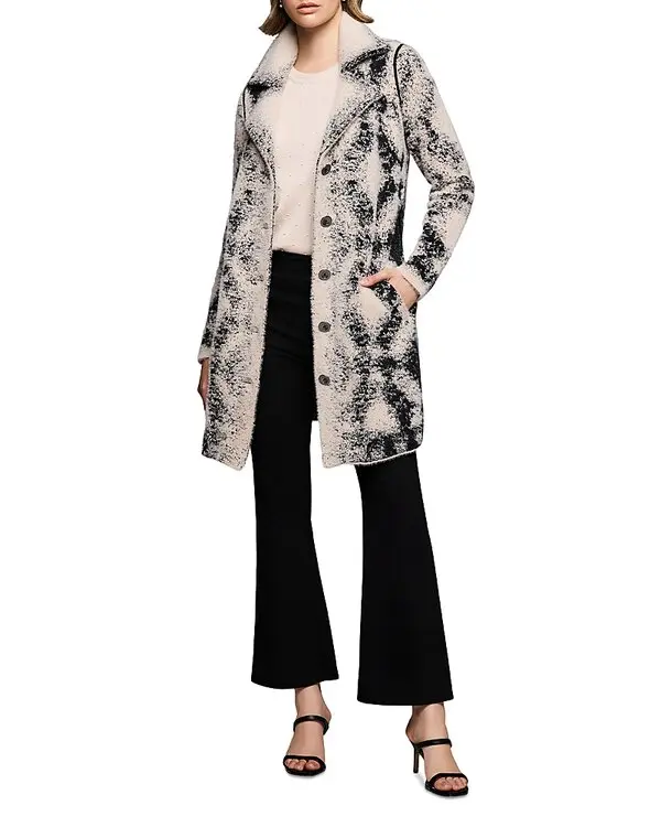 NIC+ZOE Textured Double Knit Diamond Coat