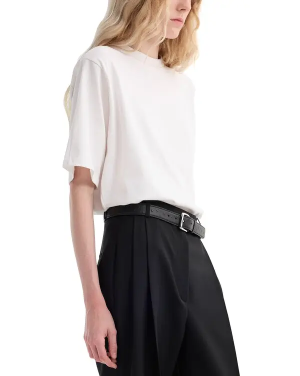 RÓHE Mid Rise Pleated Front Wool Mohair Pants