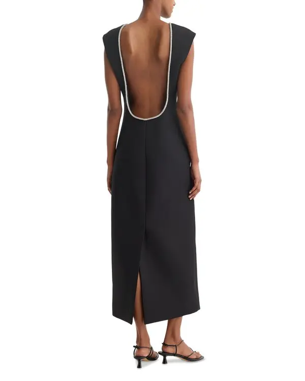 RÓHE Open Back Midi Dress