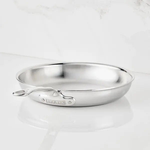 HESTAN Probond Luxe 11 Professional Clad Stainless Steel Skillet - Silver