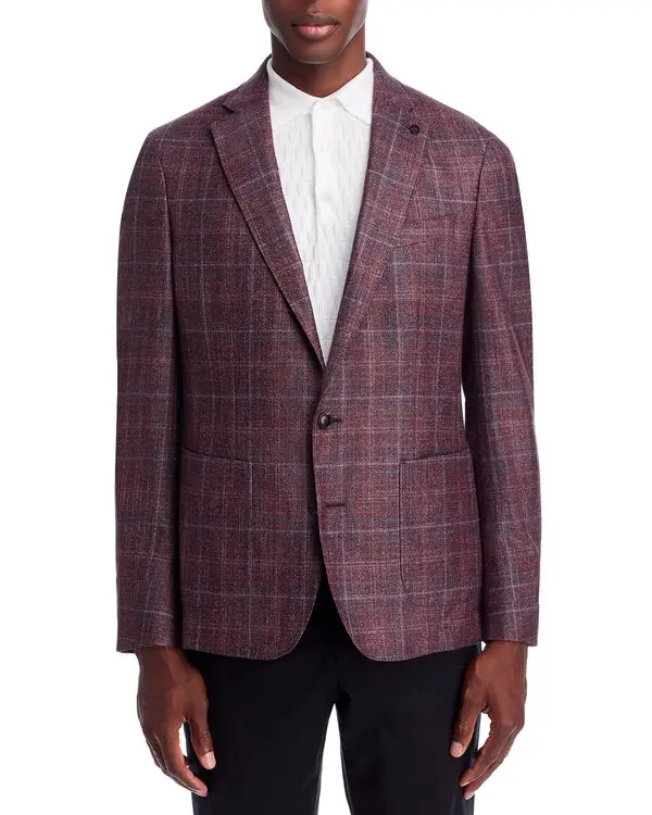 Peter Millar Crown Crafted Claren Plaid Tailored Fit Soft Sport Coat