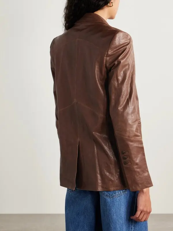 TWP James Leather Blazer