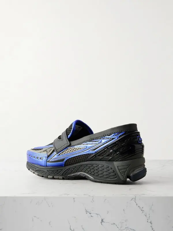 NEW BALANCE 1906l Leather And Rubber-trimmed Mesh Slip-on Sneakers - Multi