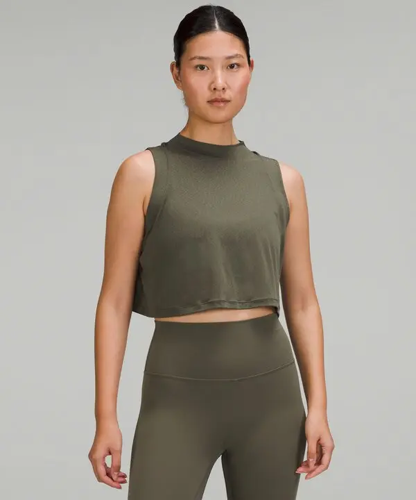 Lululemon Flow Y 2-in-1 Cropped Tank Top
