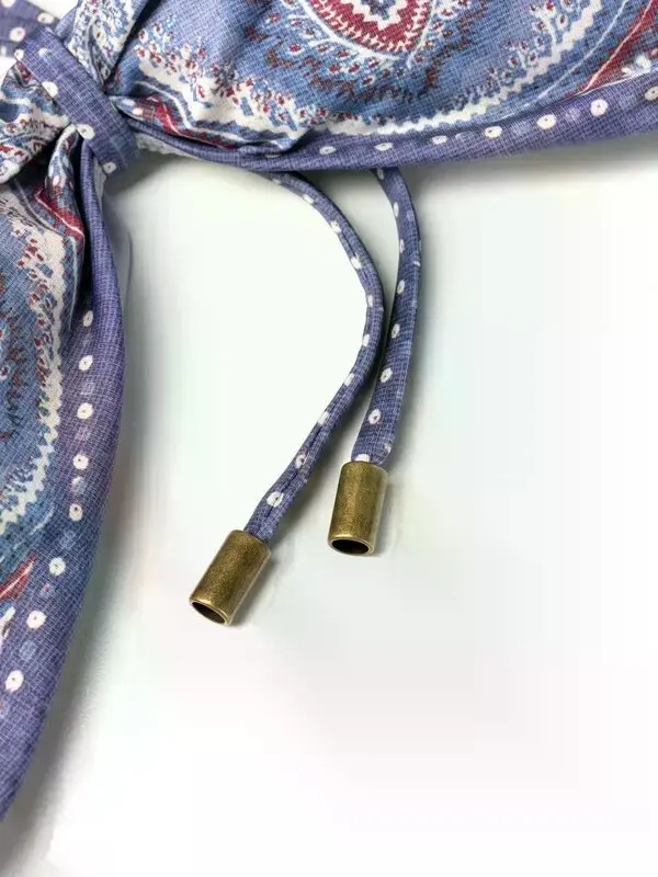 Zimmermann Paisley-print Halterneck Bikini