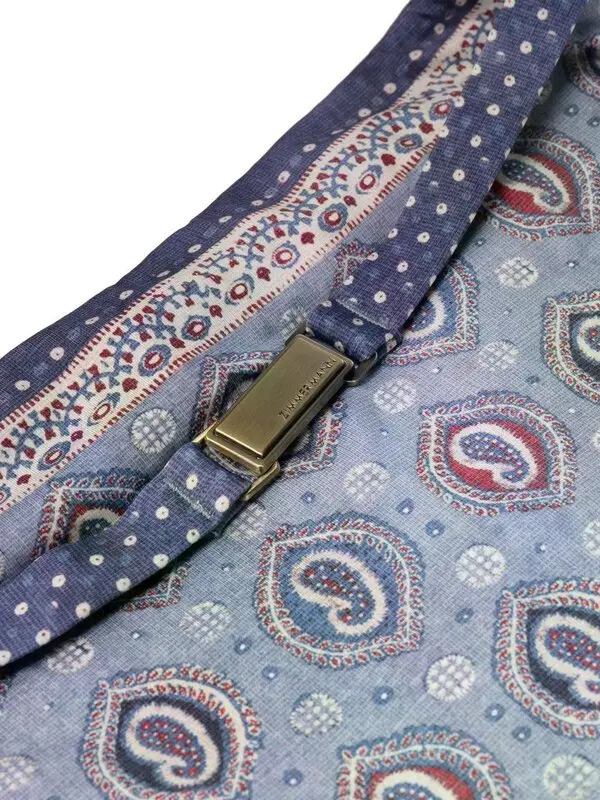 Zimmermann Paisley-print Halterneck Bikini
