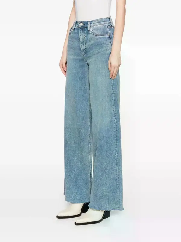 Rag & Bone Wide-leg Denim Jeans - Blue