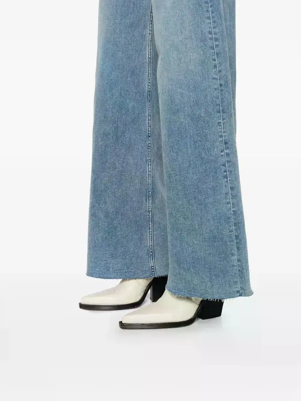 Rag & Bone Wide-leg Denim Jeans - Blue