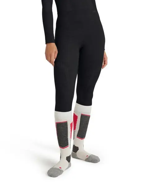Falke Wool Tech 3/4 Baselayer Bottoms - Black