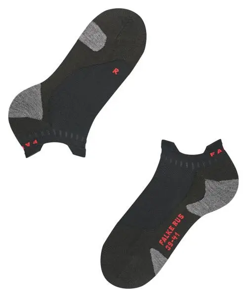 Falke Ru5 Race Invisible Running Socks - Black-mix