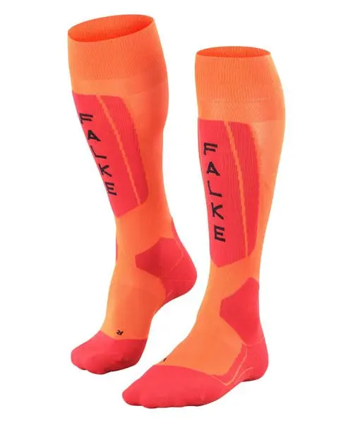 Falke Sk5 Expert Ski Socks - Legacy Flash Orange
