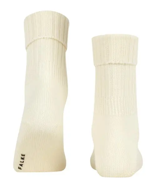 Falke Striggings Rib Wool Boot Socks - Woolwhite