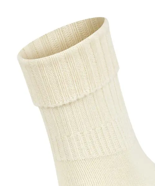 Falke Striggings Rib Wool Boot Socks - Woolwhite
