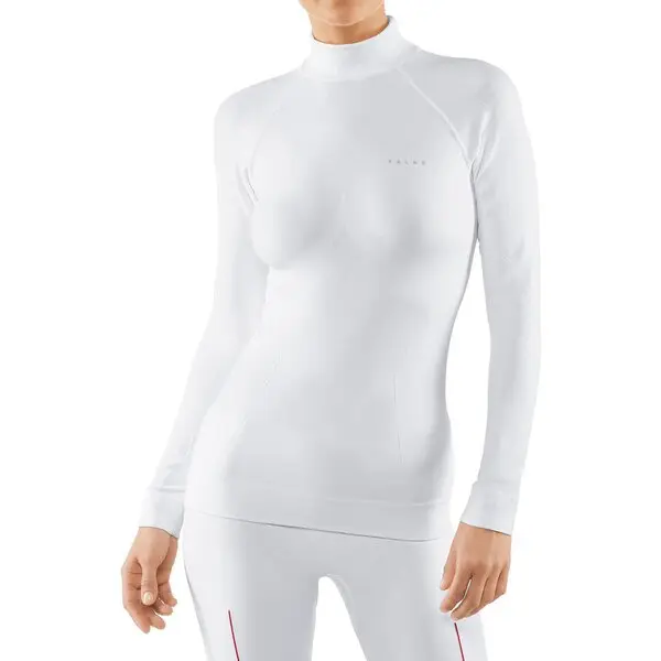 Falke Maximum Warm Turtleneck Base Layer Top - White