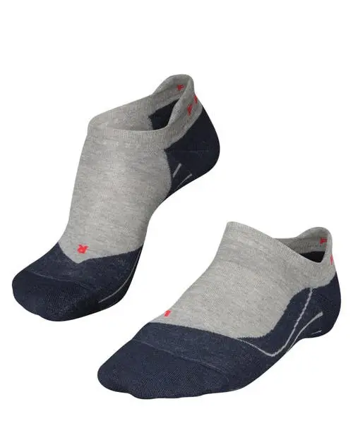 Falke Ru4 Endurance No Show Running Socks - Light Grey