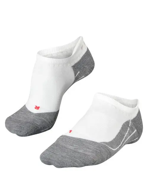 Falke Ru4 Endurance No Show Running Socks - White-mix