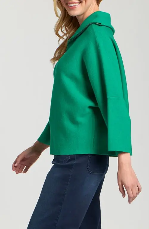 APNY Half-zip Pullover - Emerald