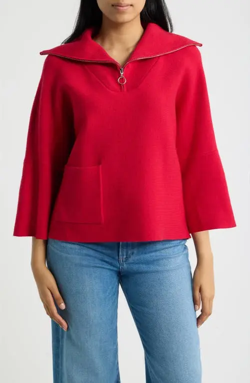 APNY Half-zip Pullover - Red