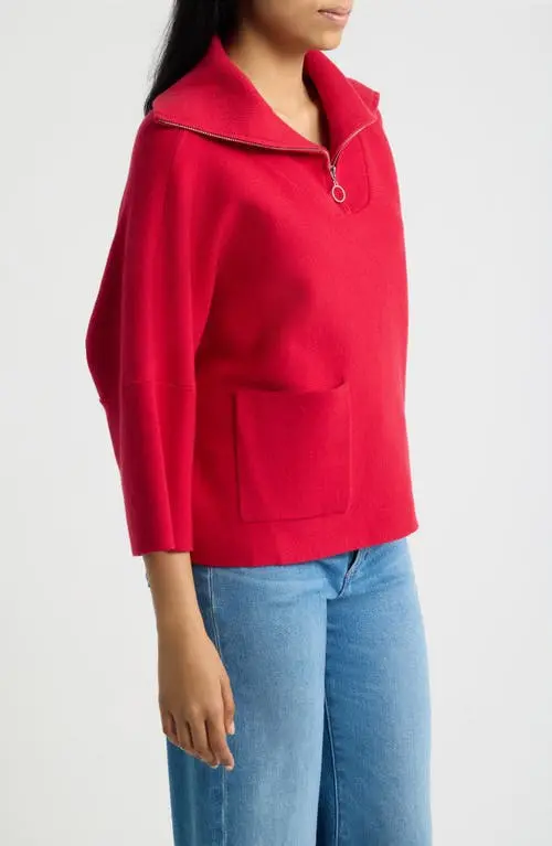 APNY Half-zip Pullover - Red