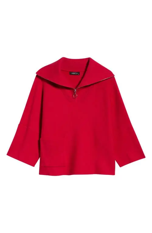APNY Half-zip Pullover - Red