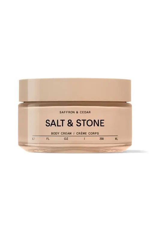 SALT & STONE Bergamot Hinoki Body Cream - Saffron & Cedar