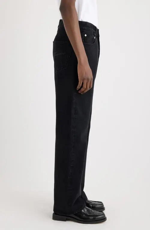 Jacquemus Le De-nîmes Droit Straight Leg Jeans - Black