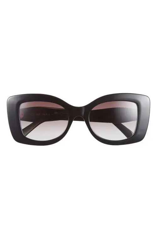 Celine 3 Dots Butterfly Sunglasses - Shiny Black/gradient Roviex