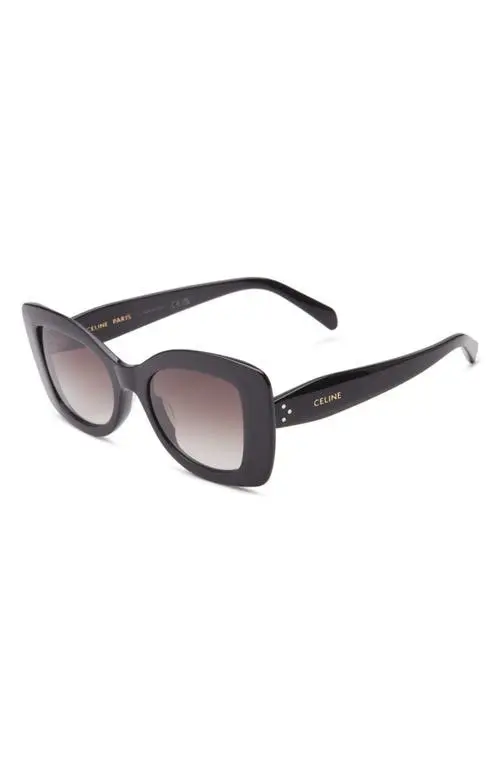 Celine 3 Dots Butterfly Sunglasses - Shiny Black/gradient Roviex
