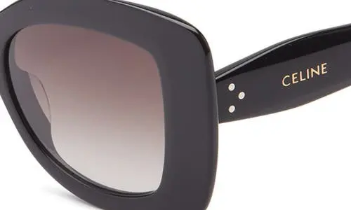 Celine 3 Dots Butterfly Sunglasses - Shiny Black/gradient Roviex