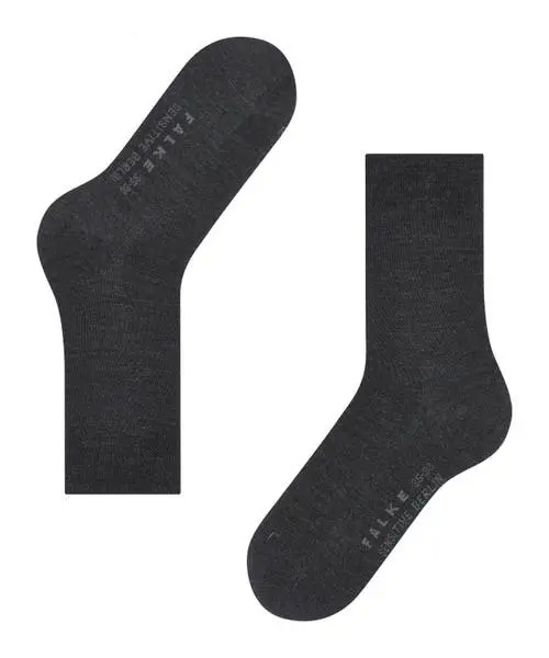 Falke Sensitive Berlin Crew Socks - Anthracite Melange