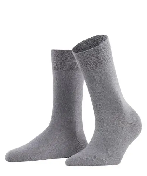Falke Sensitive Berlin Crew Socks - Light Grey Melange